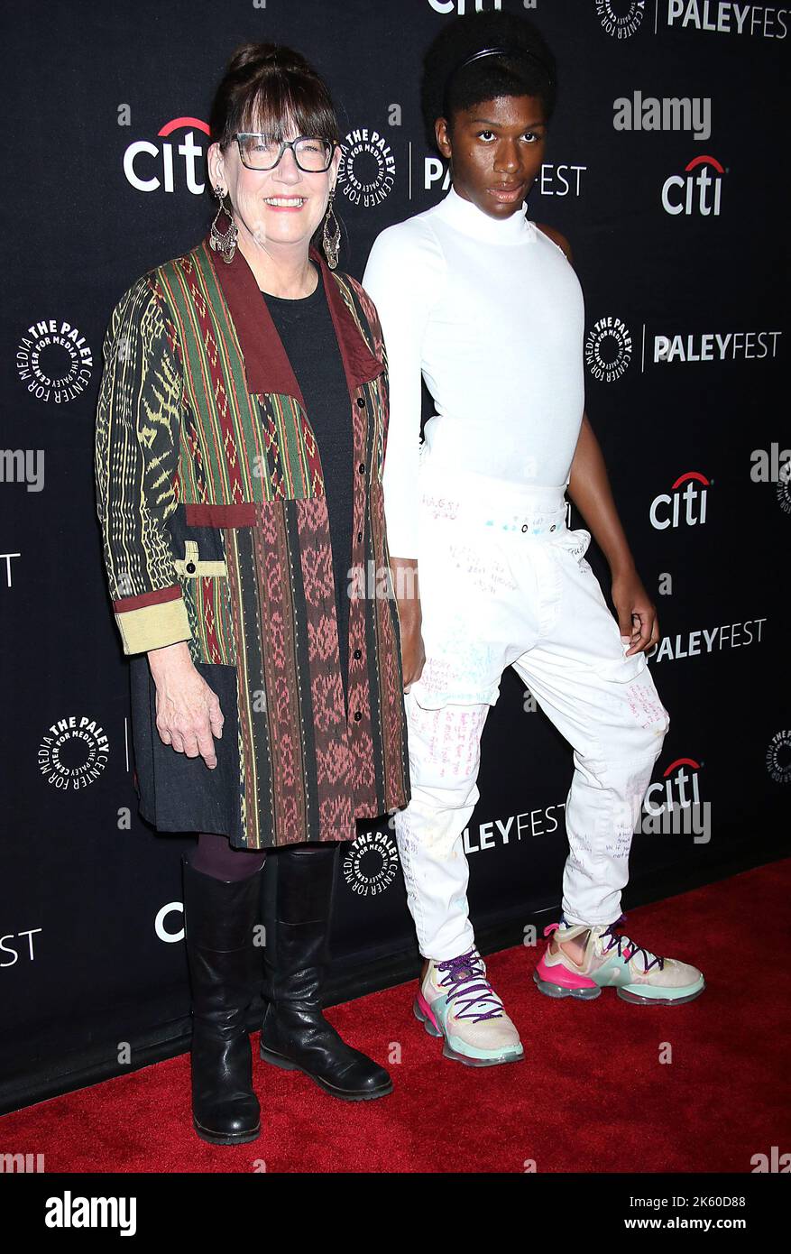 Paleyfest NY2022 Feature Hulu`s The Handmaid`s Tale. -PICTURED: Ann Dowd and son Trust Arancio ...